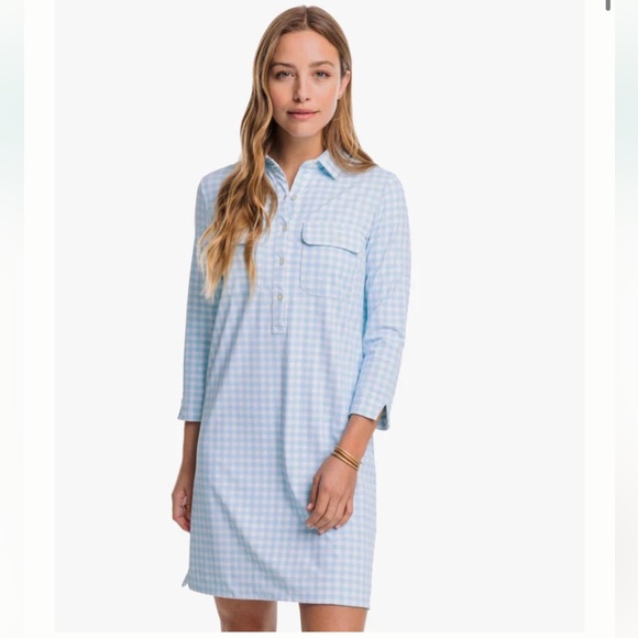 Southern Tide | Dresses | New Southern Tide Jessica Gingham Performance ...